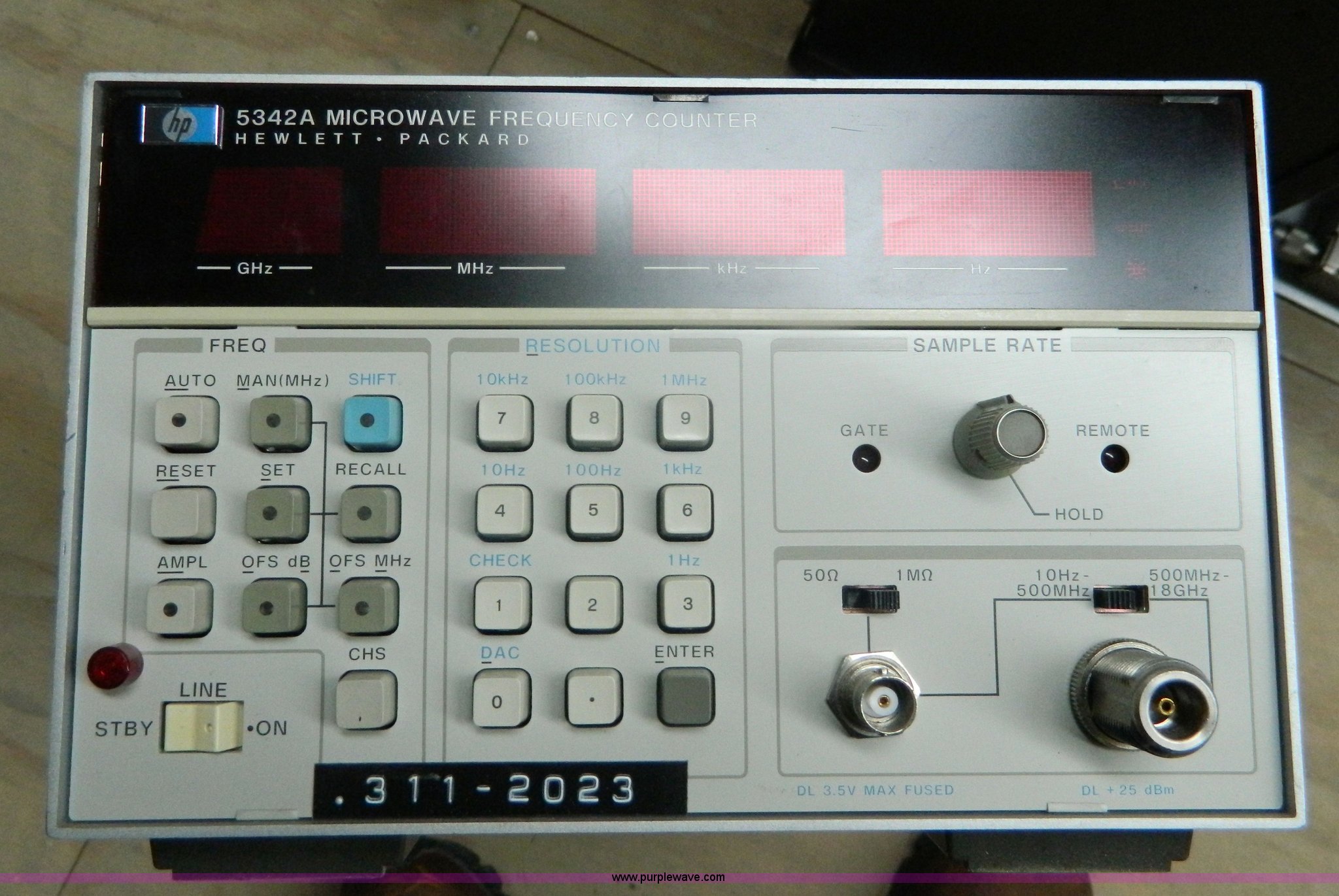 1986 HP 5342A frequency counter radio in Norton, KS | Item M9958 sold ...