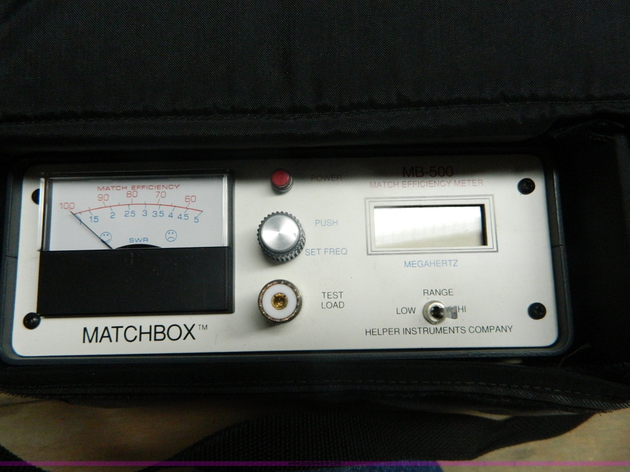 *1994 Helper Instruments MB-500A match efficiency meter in Norton, KS ...