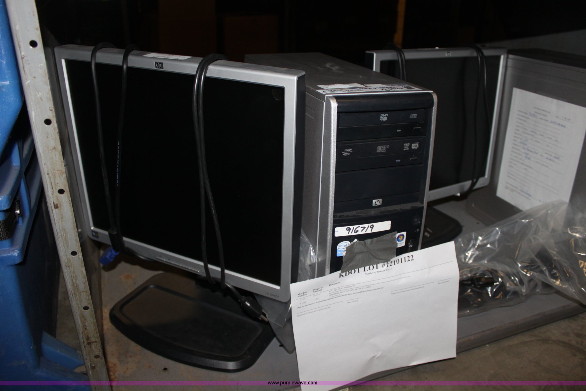 HP XW4600 CPU in Topeka, KS | Item R9829 sold | Purple Wave