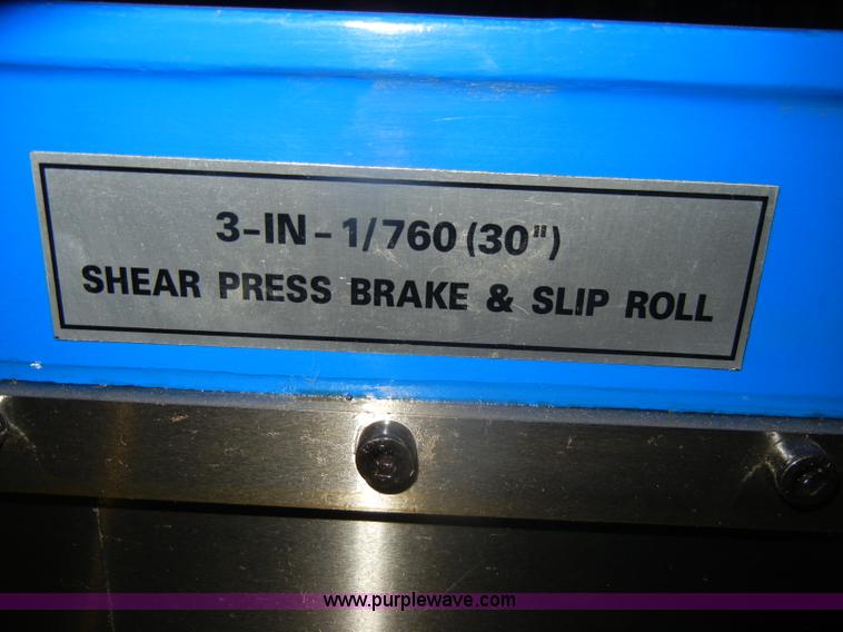 3-N-1 30" shear press, brake, and slip roll in Spring Hill, KS | Item ...