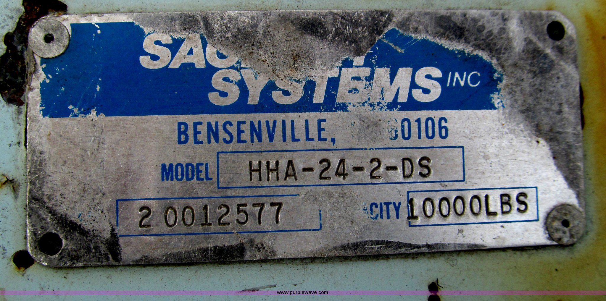 Sackett Systems battery handler in Lebanon, MO | Item F4587 sold ...