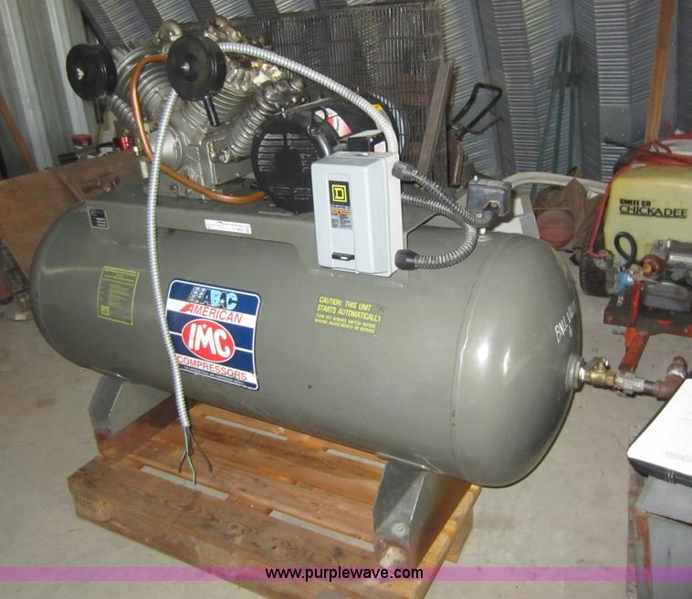 American IMC air compressor in Iola, KS | Item H9825 sold | Purple Wave