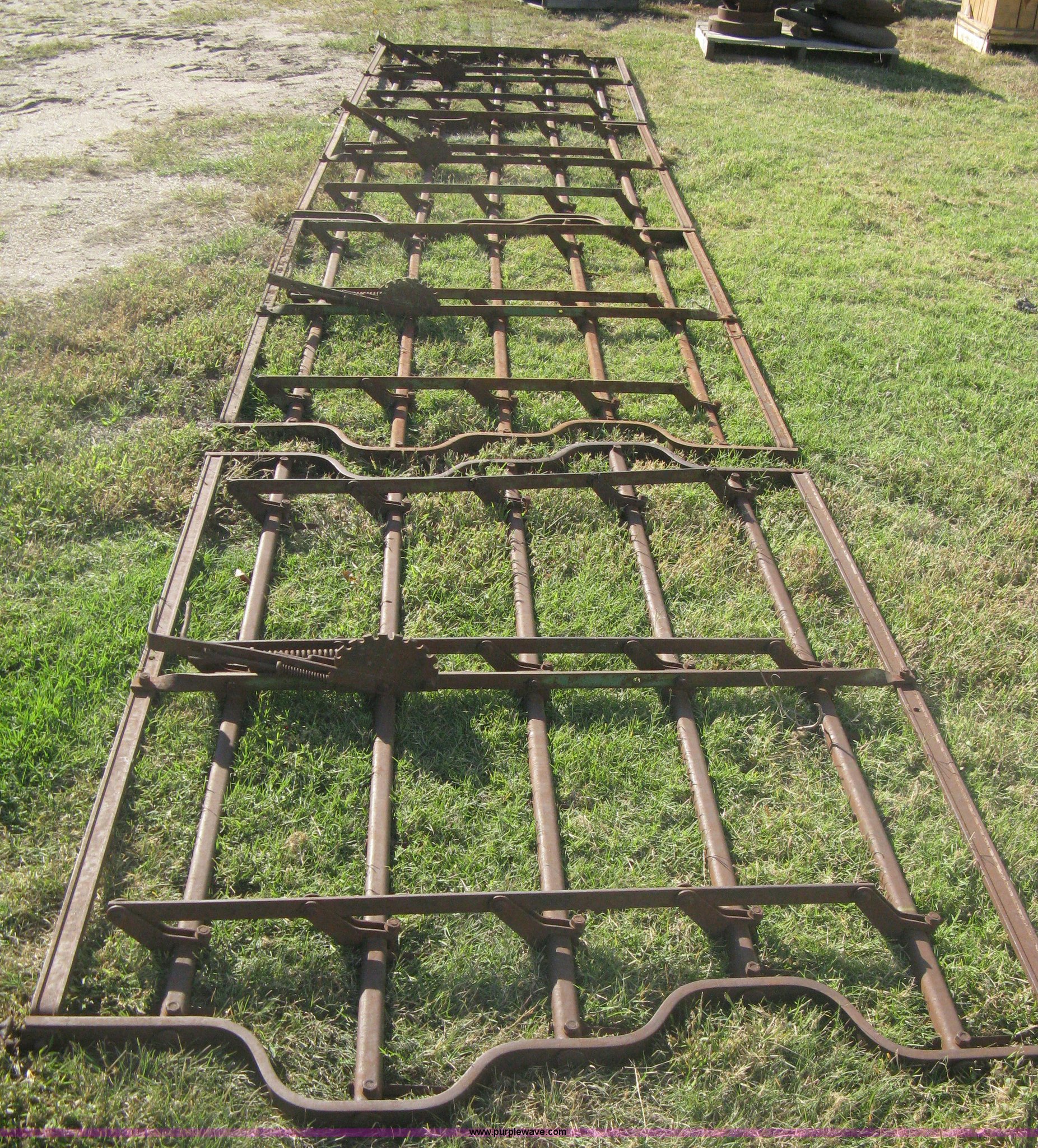 Four section drag harrow in Sedgwick, KS | Item M9063 sold | Purple Wave