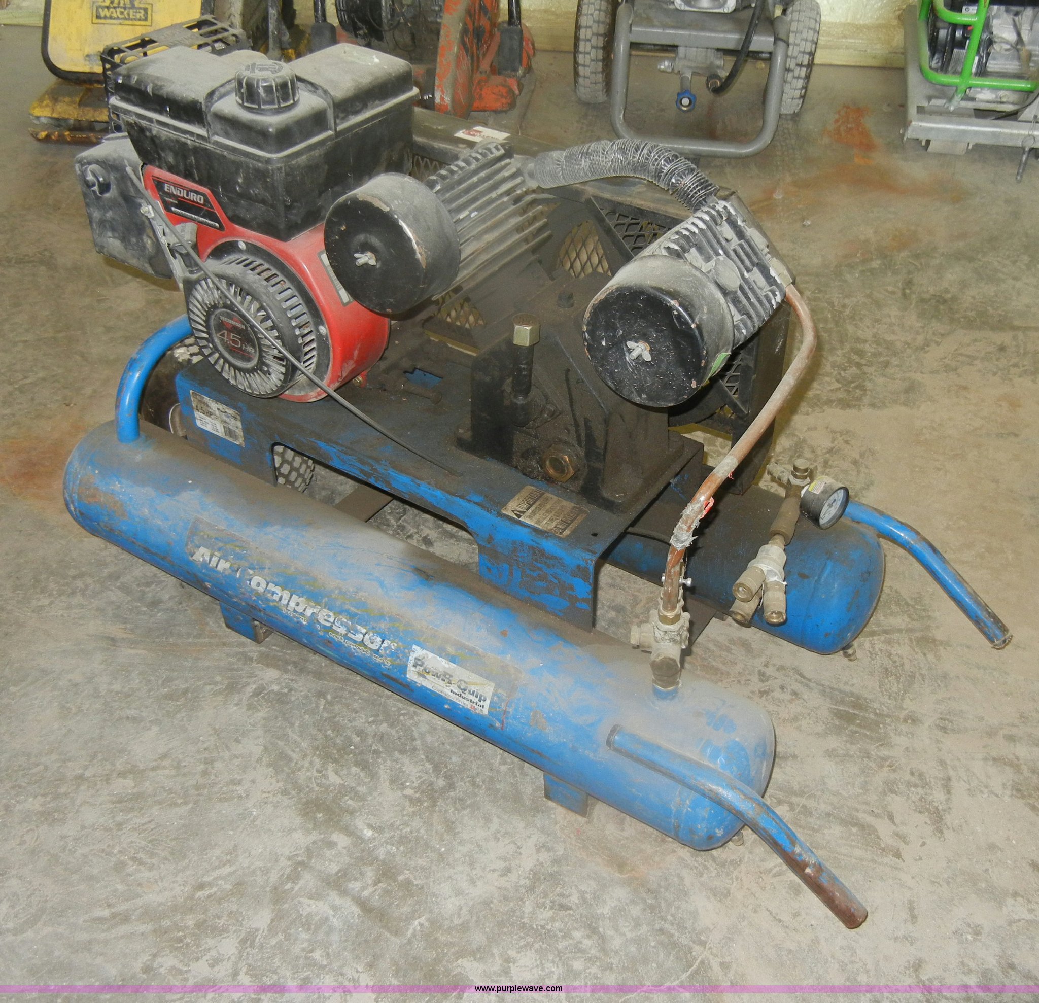 Pow-R-Quip air compressor in Lansing, KS | Item K9933 sold | Purple Wave