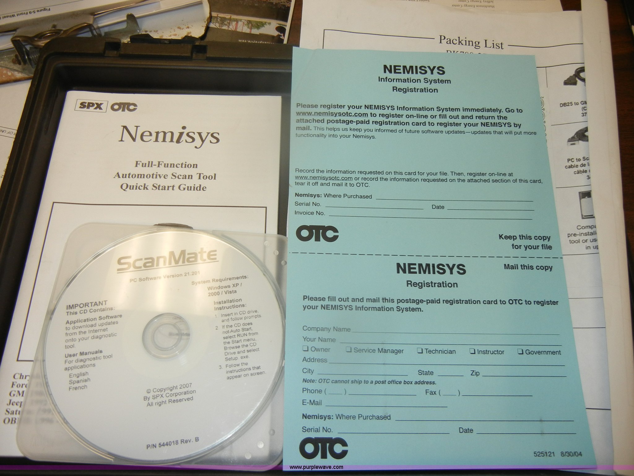 Nemisys SPX OTC Full Function automotive scan tool in Topeka, KS | Item ...