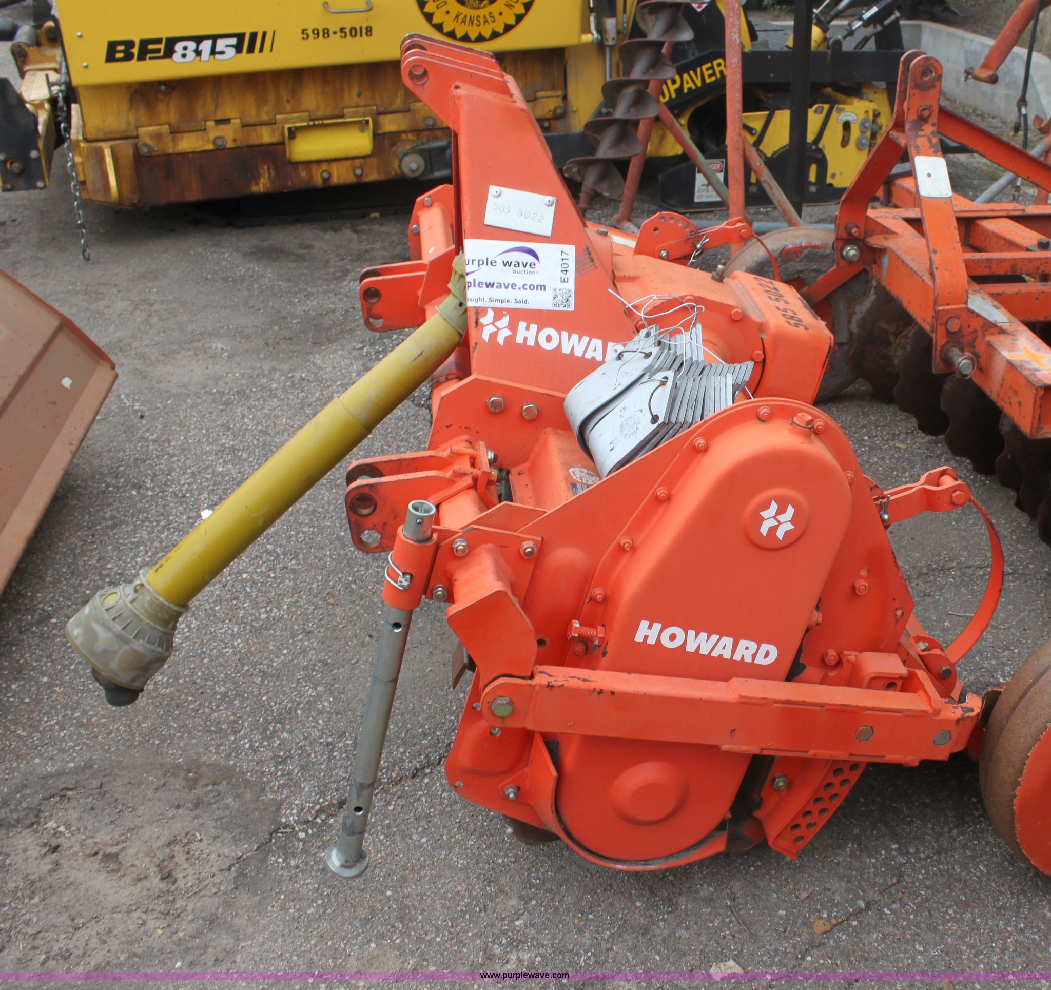 2002 Howard HR30-60 rotovator in Hutchinson, KS | Item E4017 sold ...