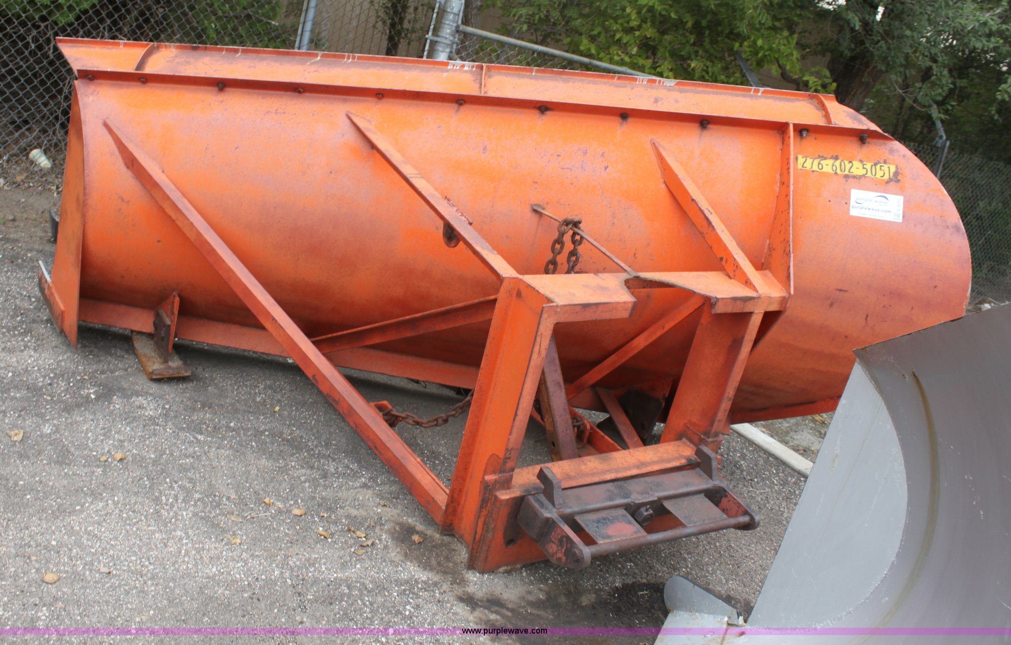 1961 Schmidt Wausau A1 one way snow plow in Hutchinson, KS | Item E4031 ...