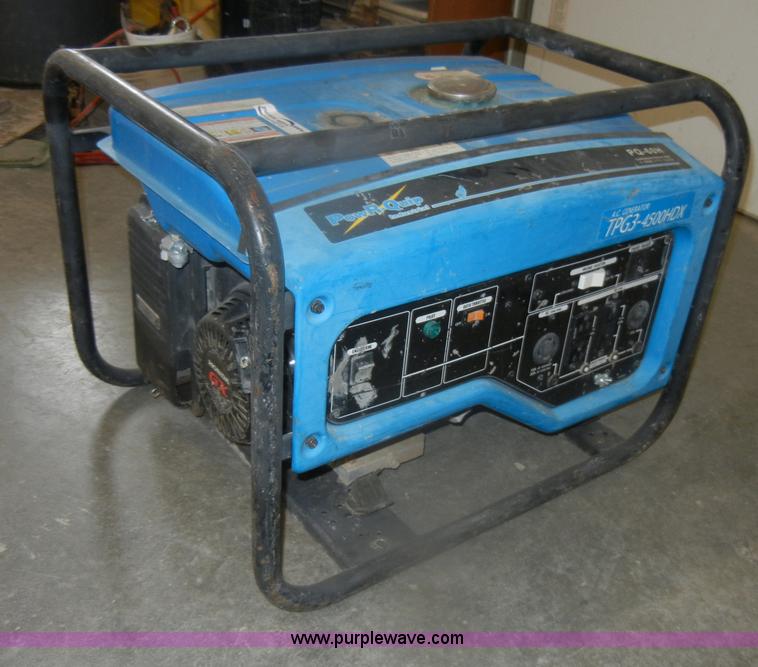 PowR-Quip portable generator in Manhattan , KS | Item V9989 sold ...