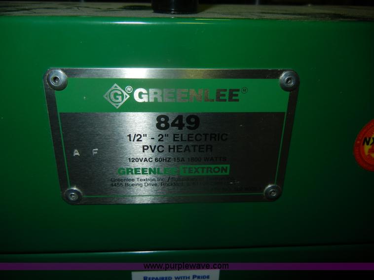 Greenlee 849 electric PVC heater in Rapid City, SD | Item O9667 sold ...