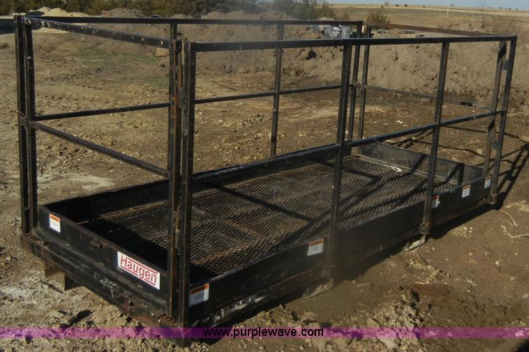 Haugen telehandler man cage in Junction City, KS | Item O9614 sold ...