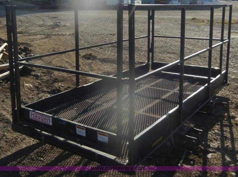 Haugen telehandler man cage in Junction City, KS | Item O9614 sold ...