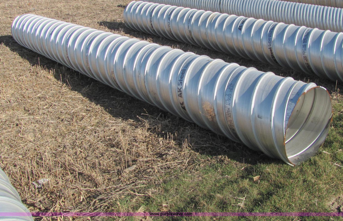 Ultra Flo pipe aluminized T2 LS 14 gauge culvert in Wakarusa, KS | Item ...