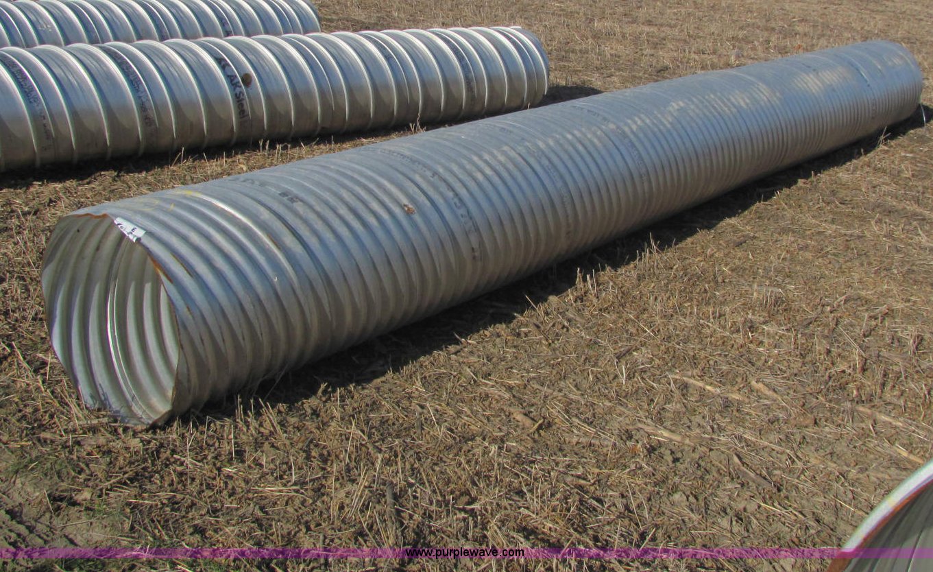 H/C pipe 2 2/3 x 1/2 aluminized T2 LS 16 gauge culvert in Wakarusa, KS ...