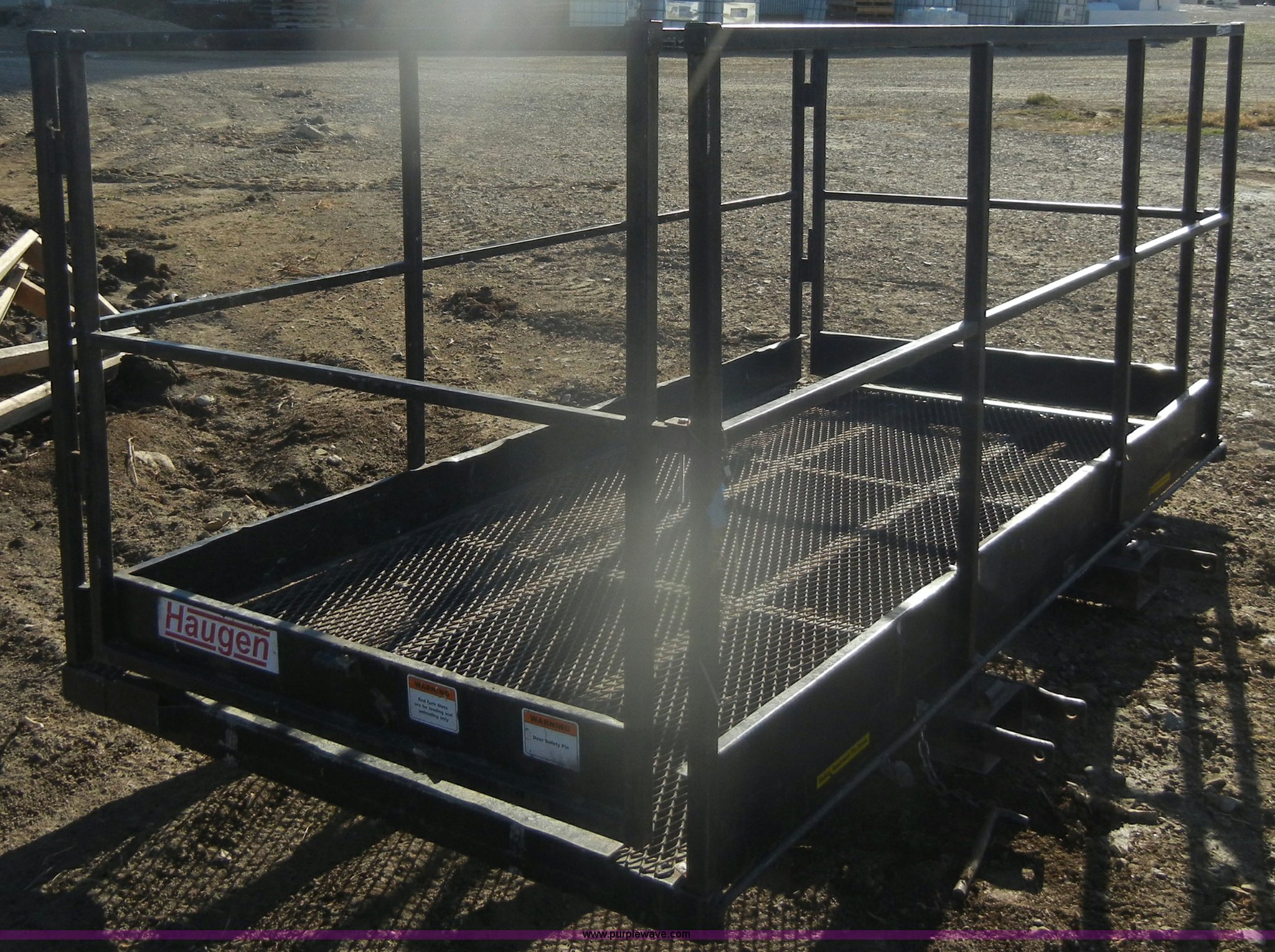 Haugen telehandler man cage in Junction City, KS | Item O9614 sold ...
