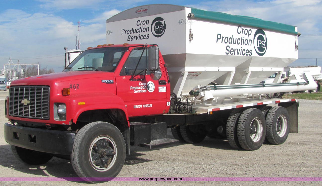 1991 GMC Kodiak C7HA64 fertilizer tender truck in Franklin, IN | Item ...