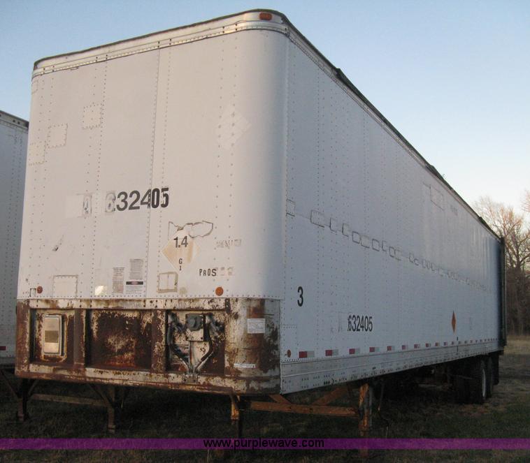 1988 Fruehauf 45' dry van trailer in Inman, KS | Item M9132 sold ...
