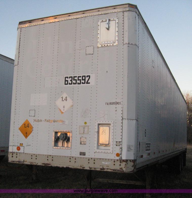 1988 Stoughton 45' dry van trailer in Inman, KS | Item M9133 sold ...