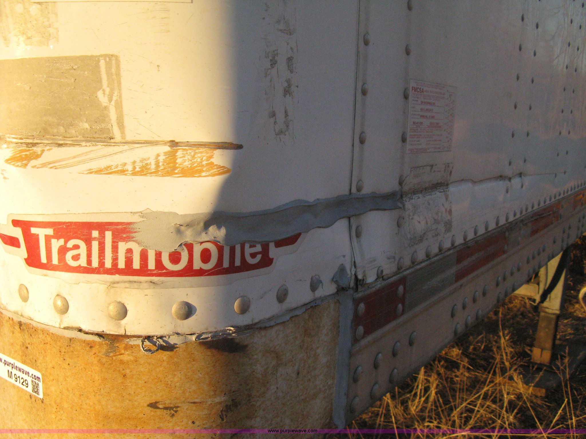 1995 Trailmobile 48' dry van trailer in Inman, KS | Item M9129 sold ...