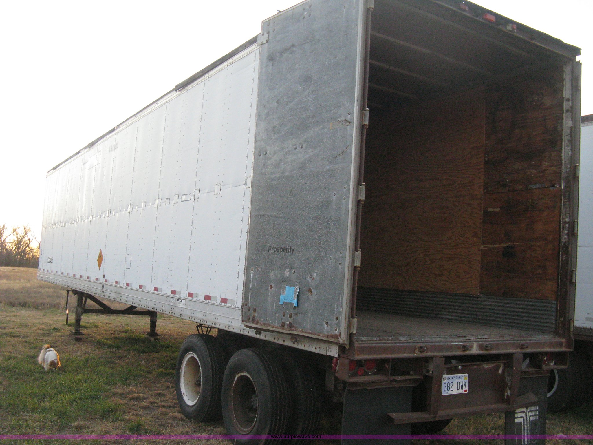 1988 Fruehauf 45' dry van trailer in Inman, KS | Item M9132 sold ...