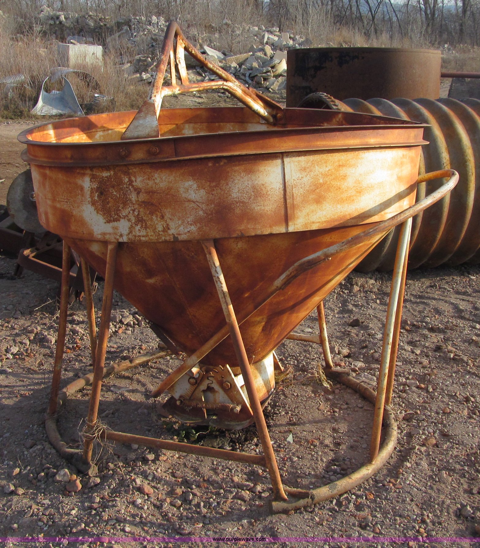 Gar-Bro 440-R concrete bucket in Winona, MN | Item F5817 sold | Purple Wave