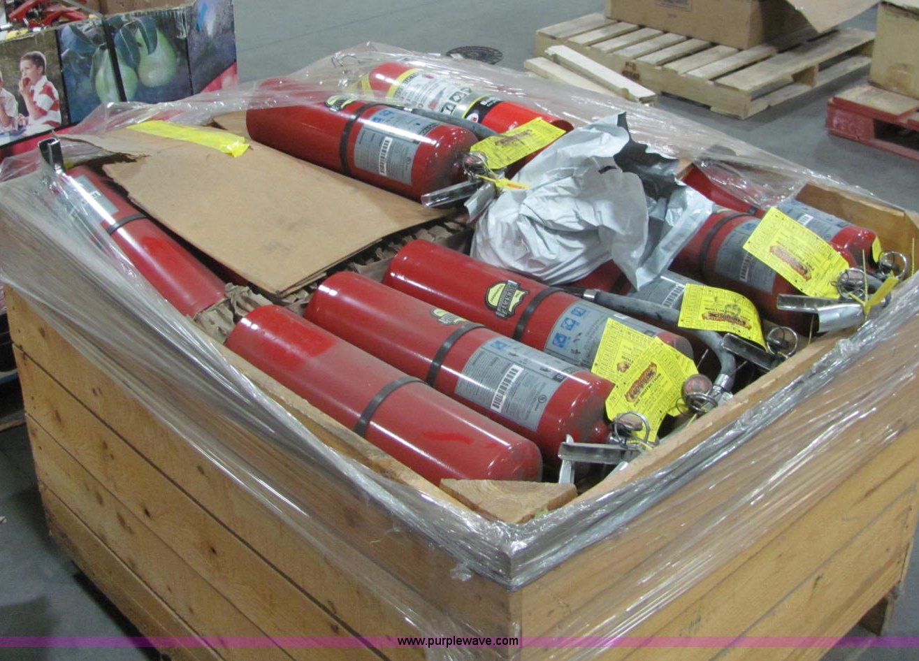 (2) pallets of assorted fire extinguishers in Valley Center, KS | Item ...