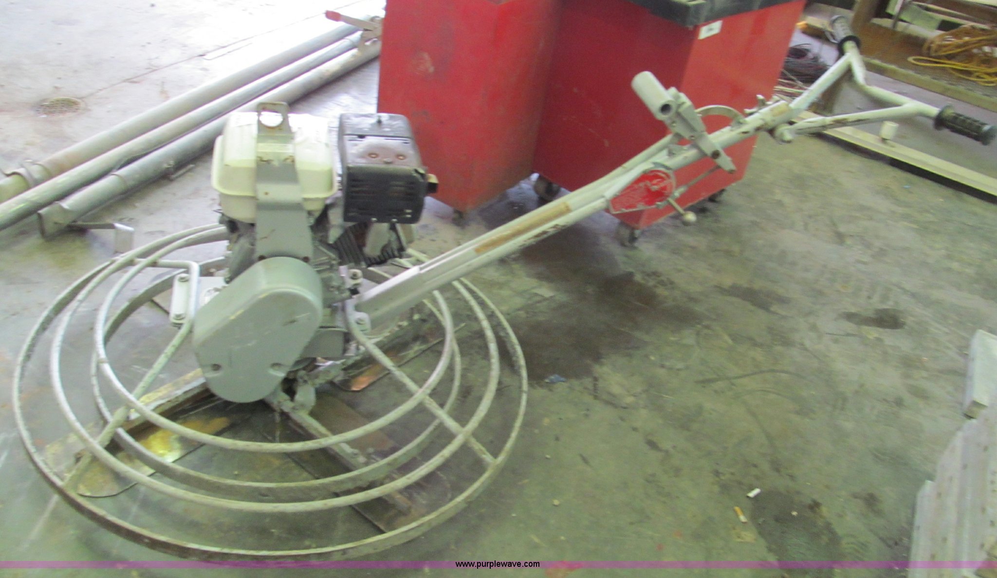 Stone CF464 power trowel in Lone Jack, MO | Item E5795 sold | Purple Wave