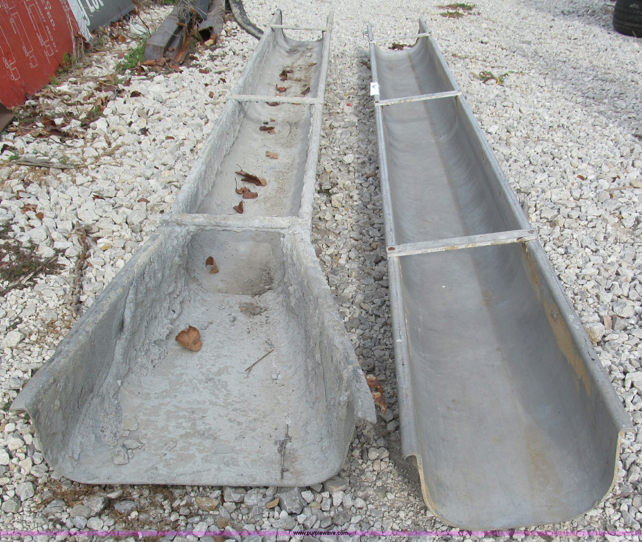 (2) 12' aluminum concrete chutes in Lone Jack, MO | Item E5815 sold ...
