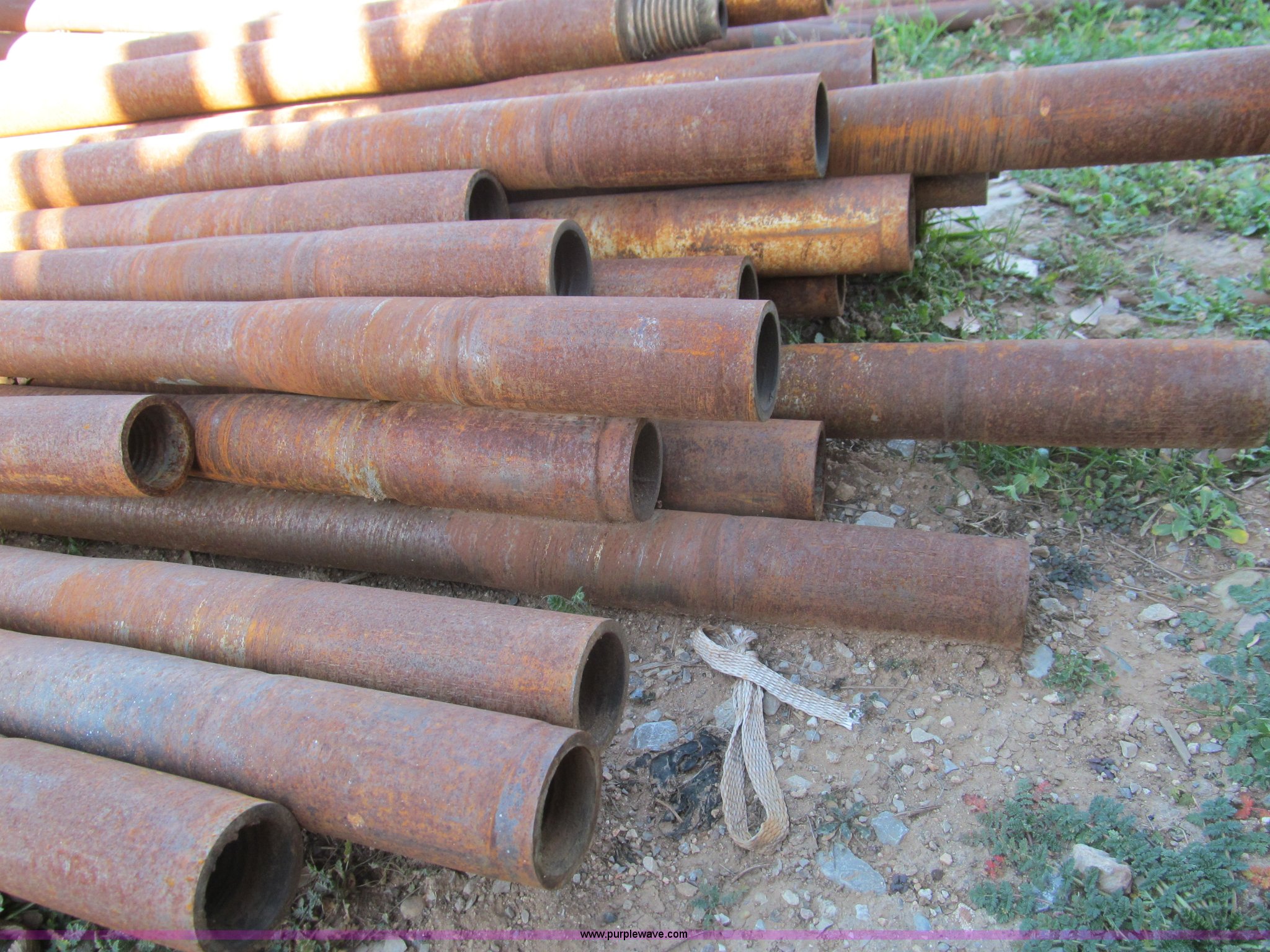 Approximately 35 pieces of 2720 Mach 1 dirt pipe in Sulphur, OK | Item ...