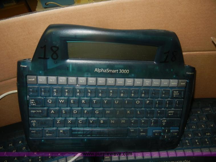 (30) Alpha Smart 3000 keyboards in Silver Lake, KS | Item T9690 sold ...
