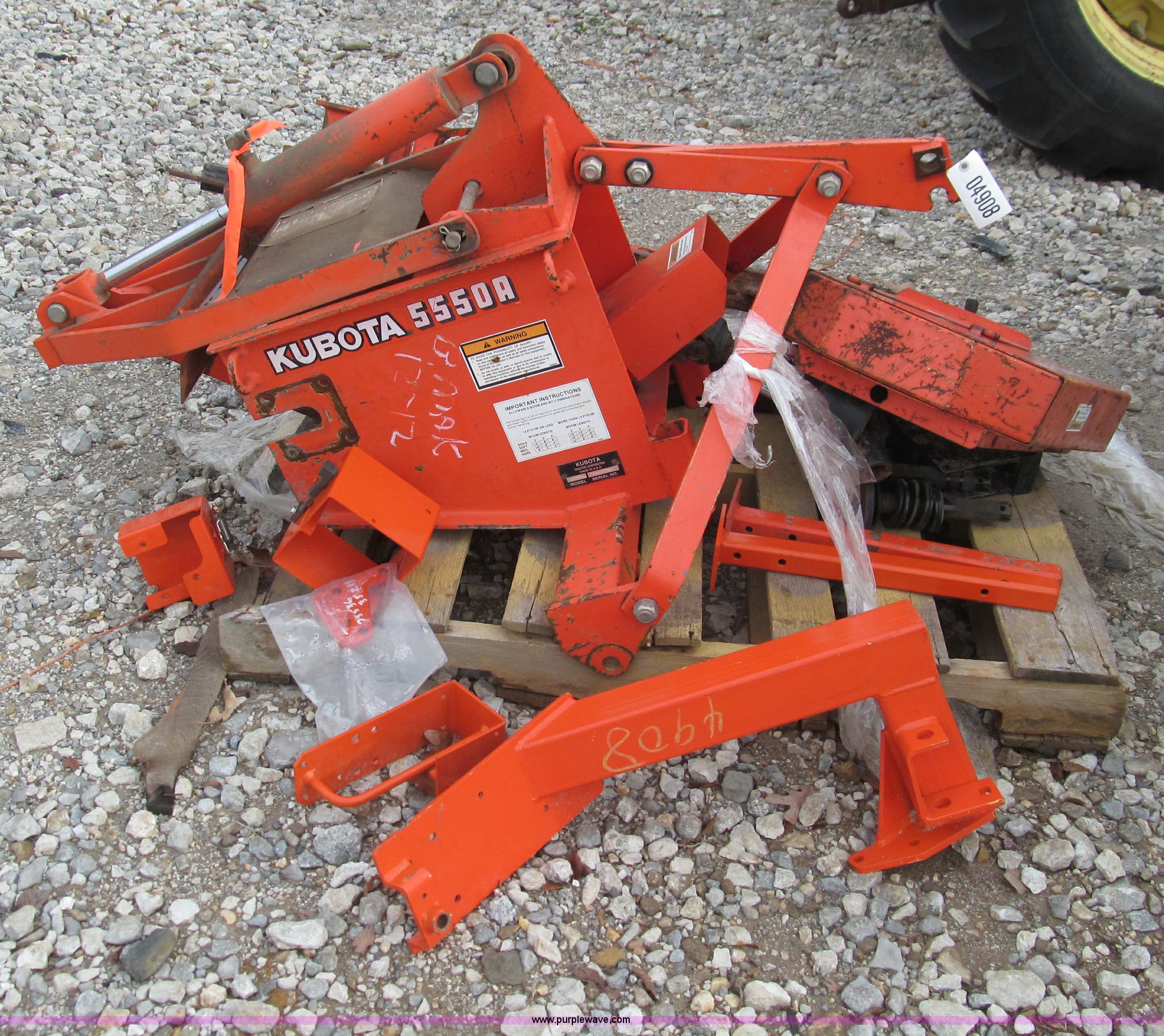 Kubota 5550A parts and three point trencher attachment in Idabel, OK ...
