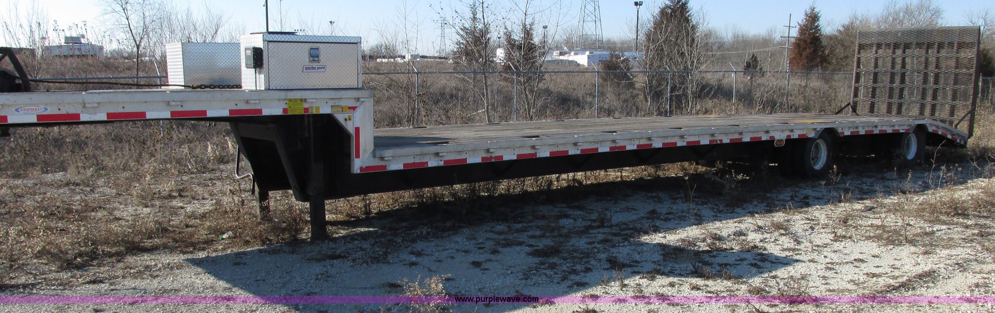2009 Ledwell LW53DD-SPRD 53' drop deck trailer in Channahon, IL | Item ...