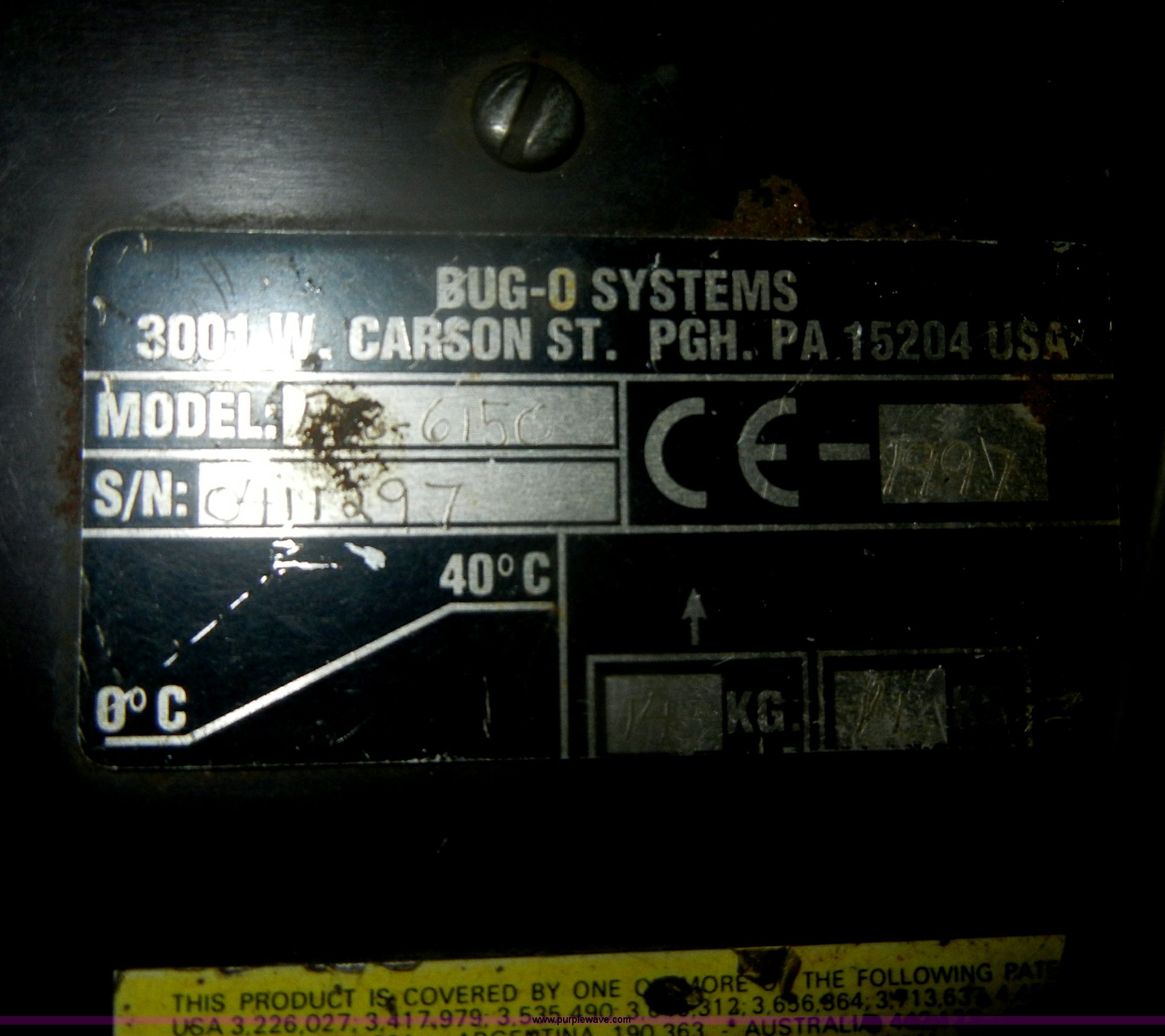 1997 Bug-O-Torch Rail two axis welding/torch cutting guidance unit in ...