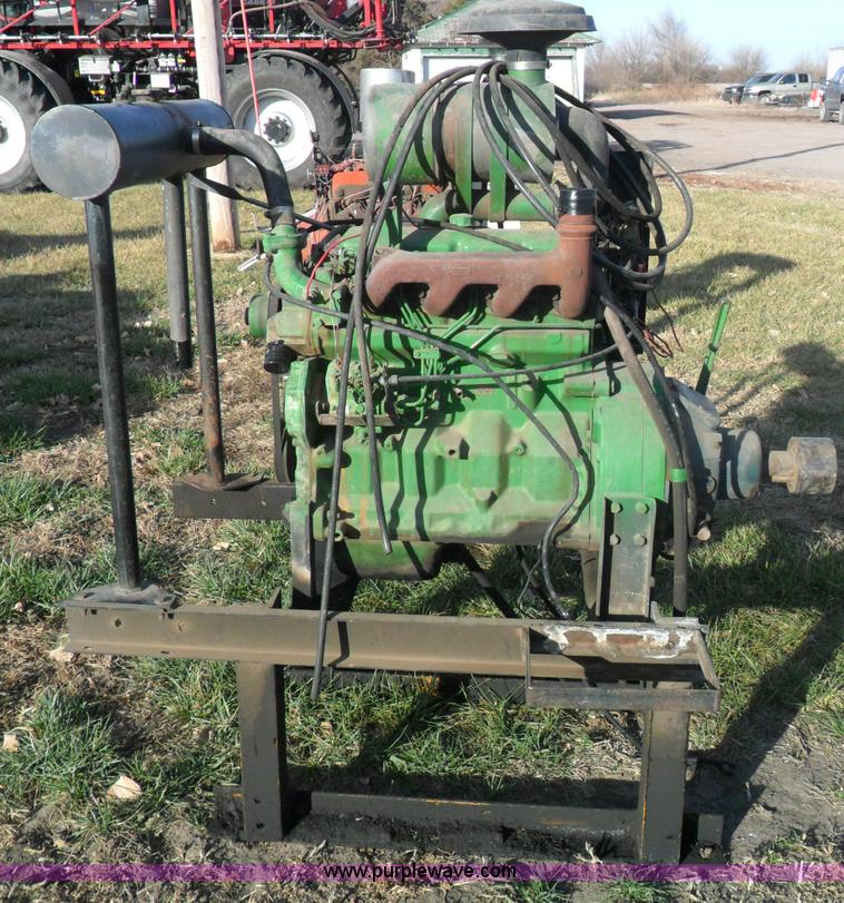 John Deere four cylinder diesel engine in Sterling, KS | Item AB9199 ...