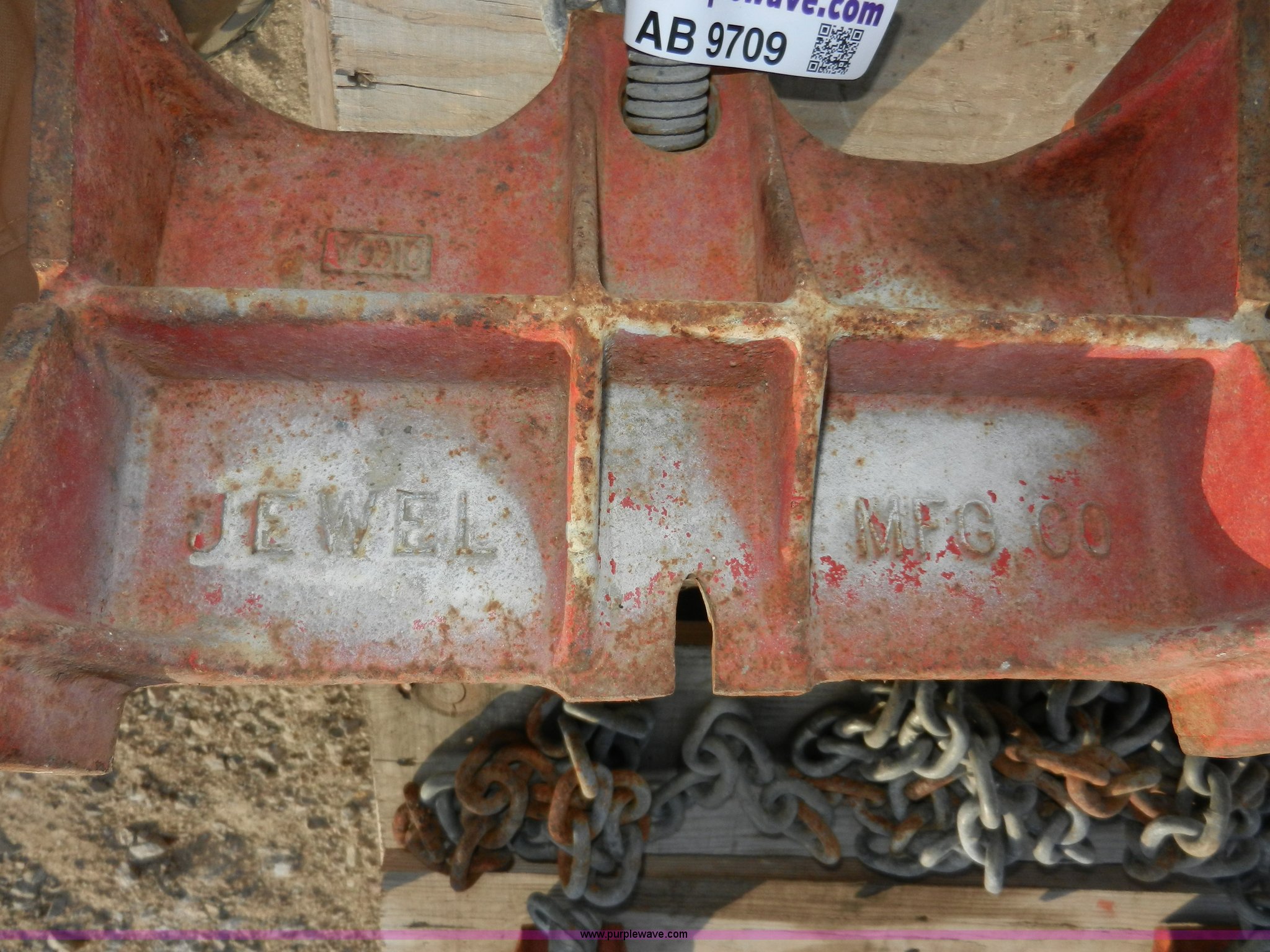 Jewell Mfg. pipe welding clamp in Topeka, KS | Item AB9709 sold ...