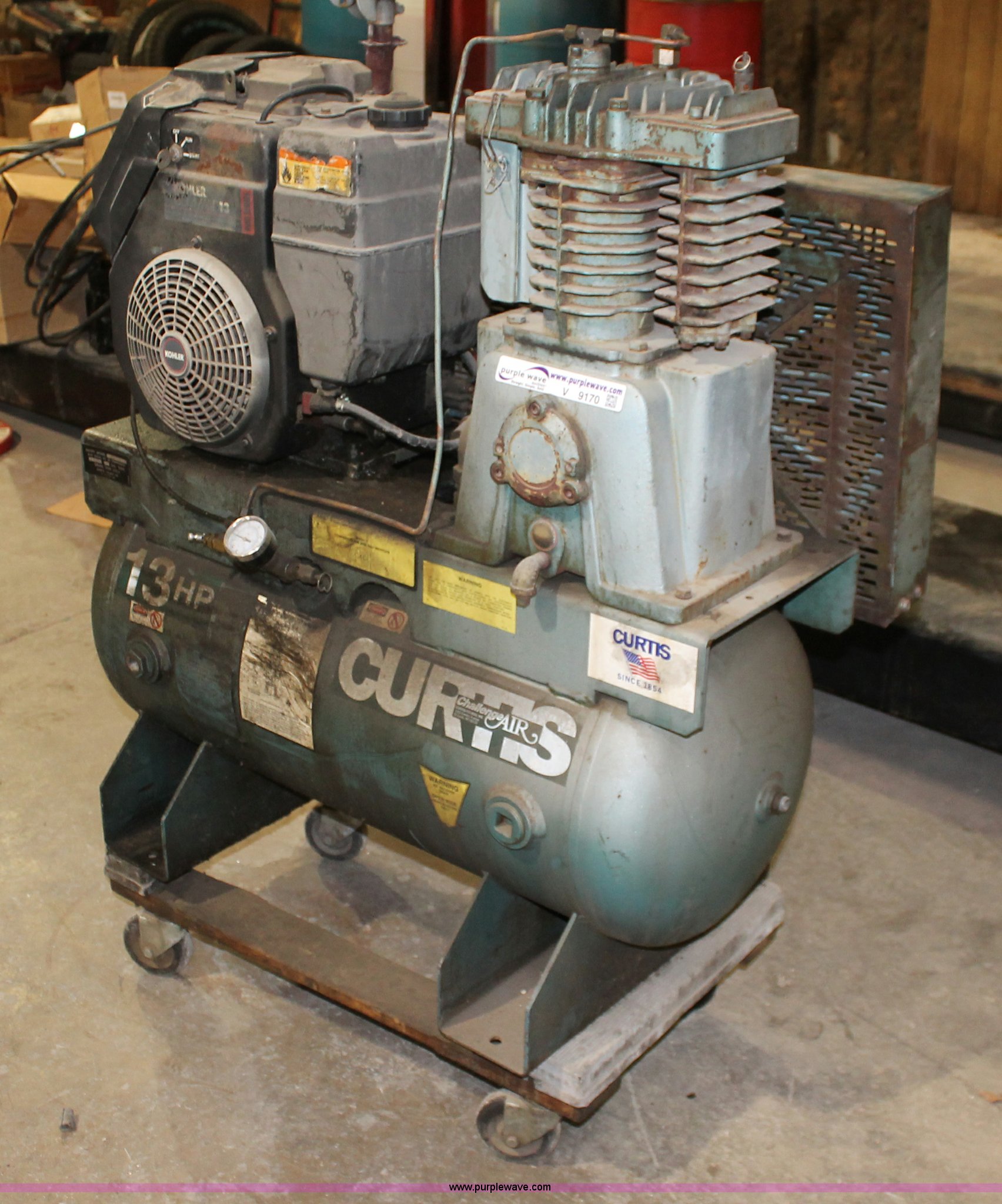Curtis Challenge air compressor in Junction City, KS | Item V9170 sold ...
