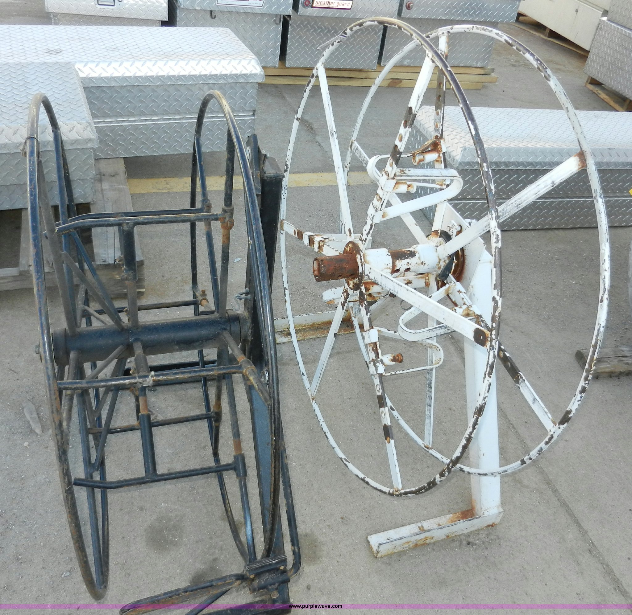 (2) Triplex reels in Topeka, KS | Item W9534 sold | Purple Wave