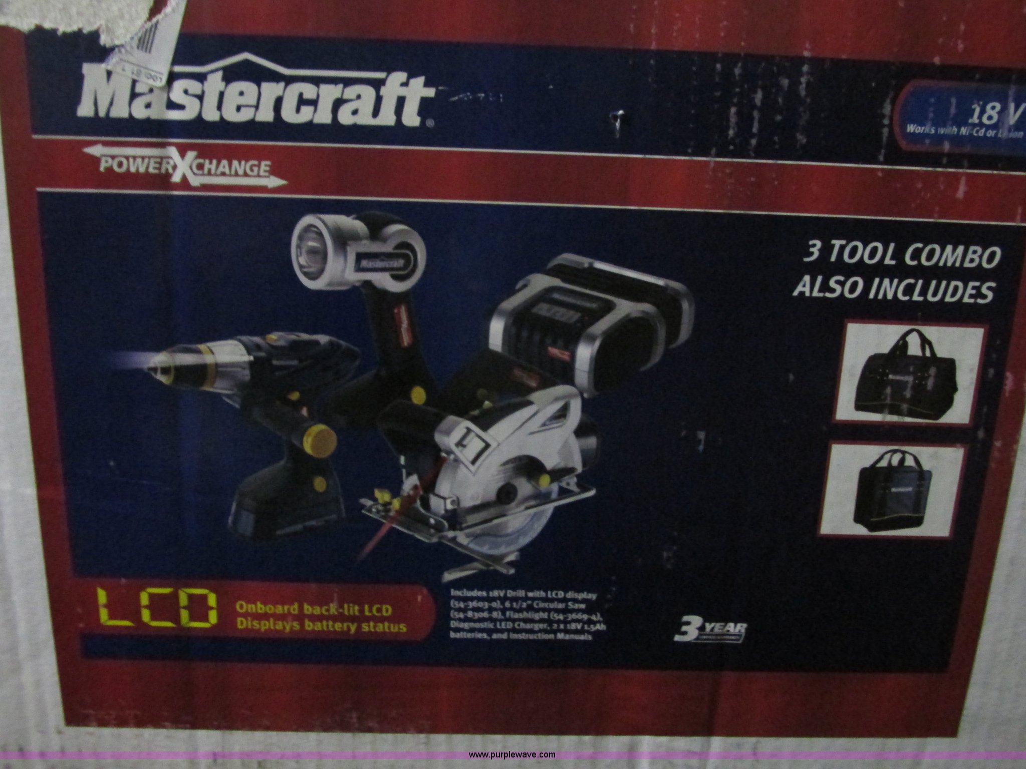 (3) Mastercraft 18V cordless power tool kits in Spring Hill, KS | Item ...