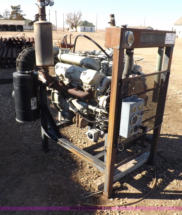 Isuzu 608 CID V8 diesel engine on stand in Ulysses, KS | Item F6375 ...