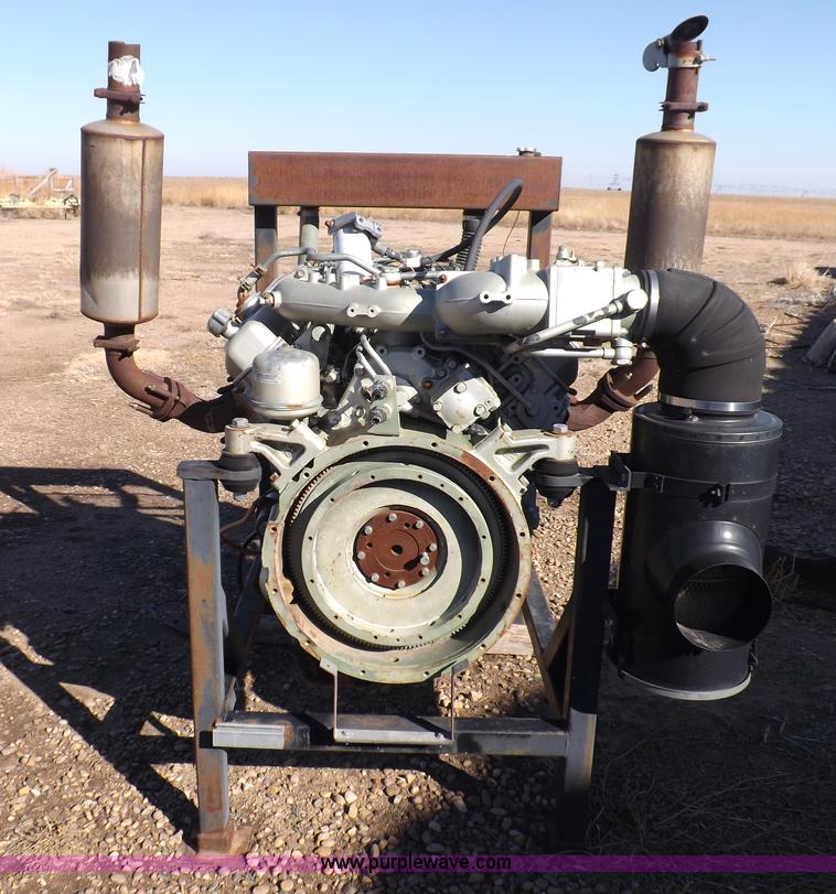 Isuzu 608 CID V8 diesel engine on stand in Ulysses, KS | Item F6375 ...