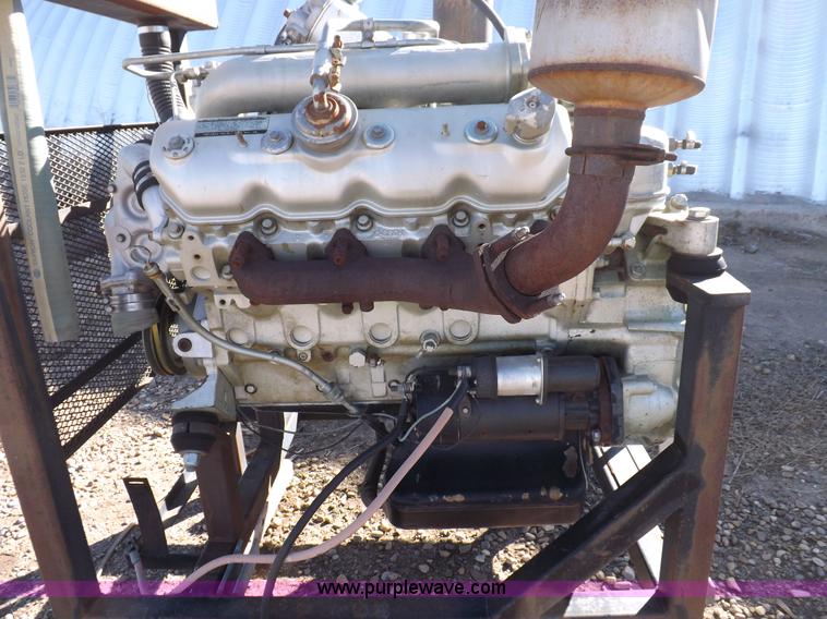 Isuzu 608 CID V8 diesel engine on stand in Ulysses, KS | Item F6375 ...
