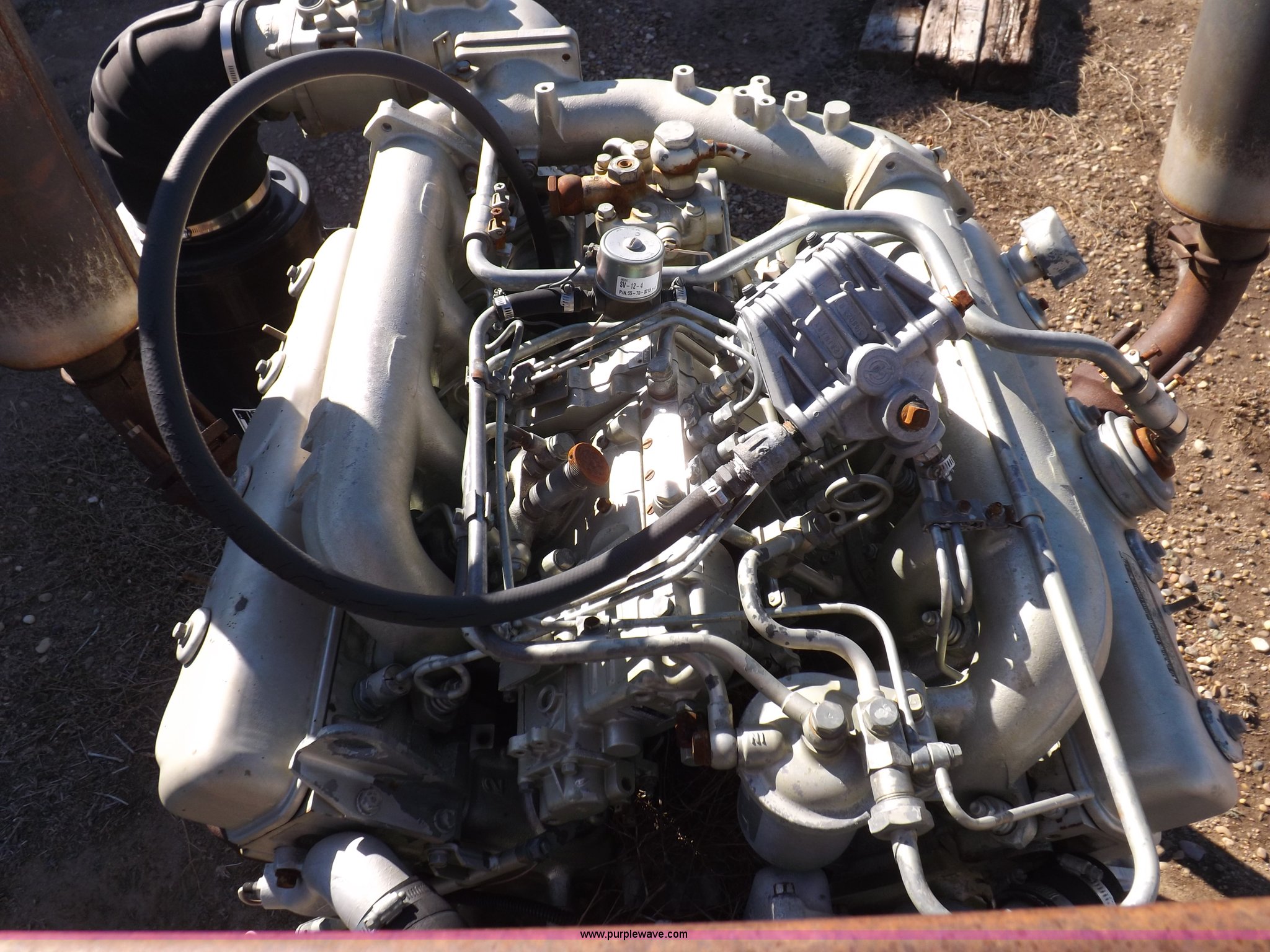 Isuzu 608 CID V8 diesel engine on stand in Ulysses, KS | Item F6375 ...