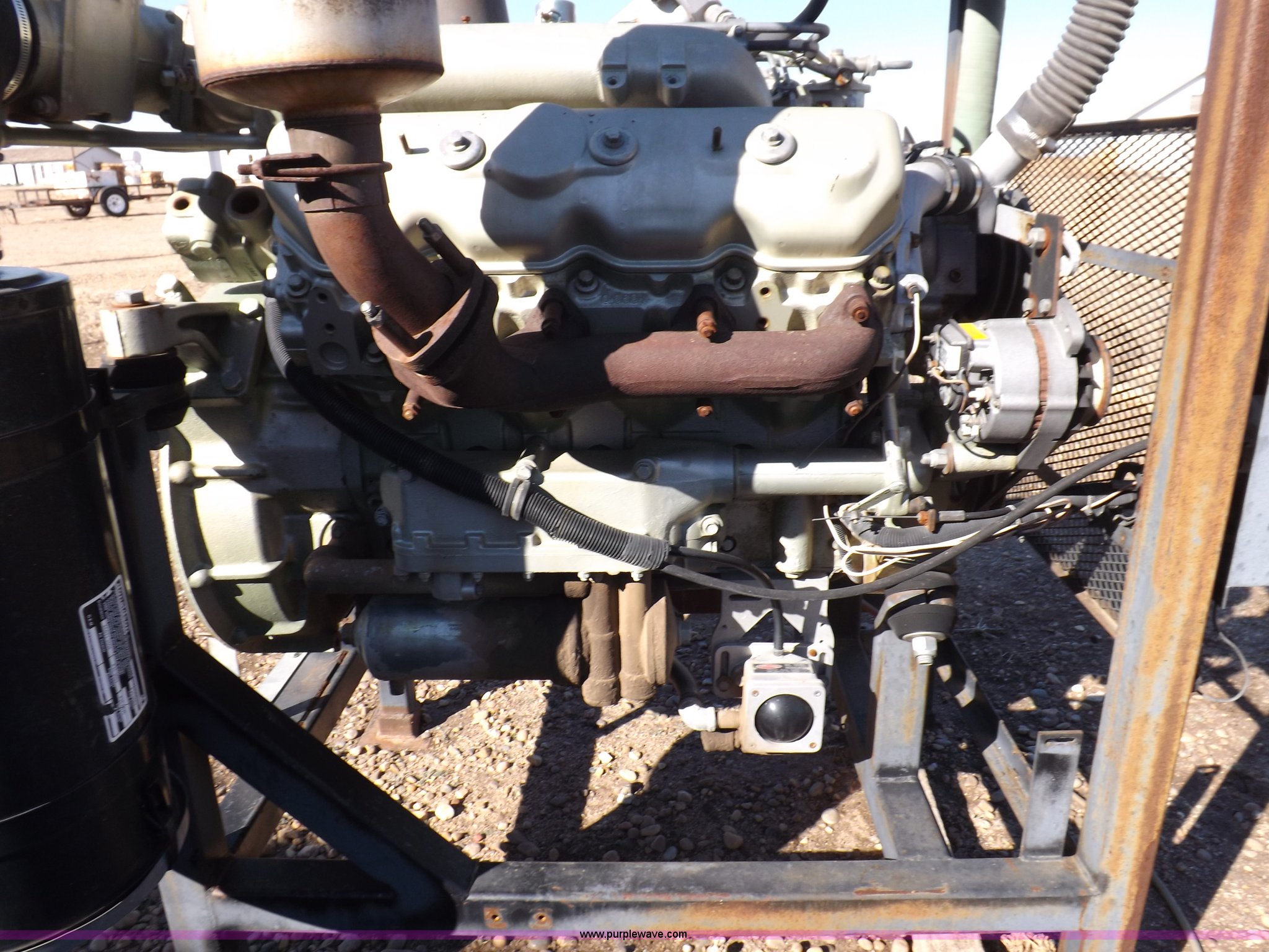 Isuzu 608 CID V8 diesel engine on stand in Ulysses, KS | Item F6375 ...
