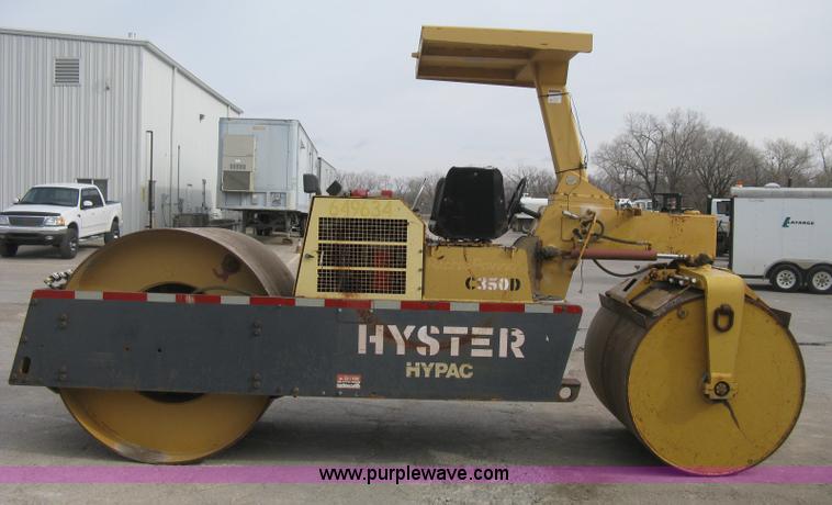Hyster Hypac C350D smooth drum roller in Wichita, KS | Item E3005 sold ...