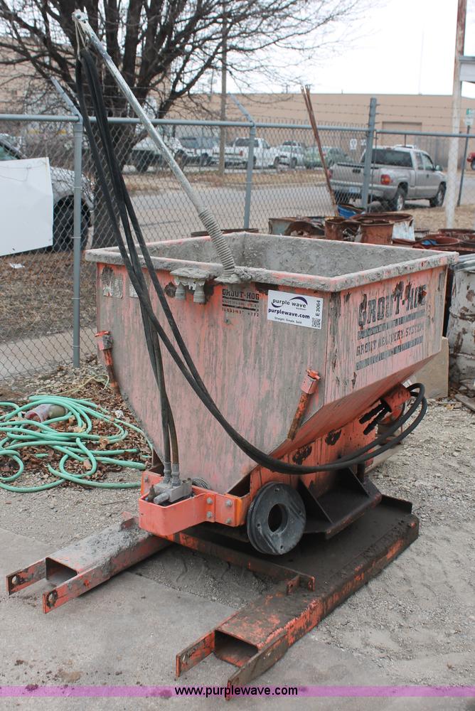 Grout-Hog grout delivery system in Wichita, KS | Item E3064 sold ...