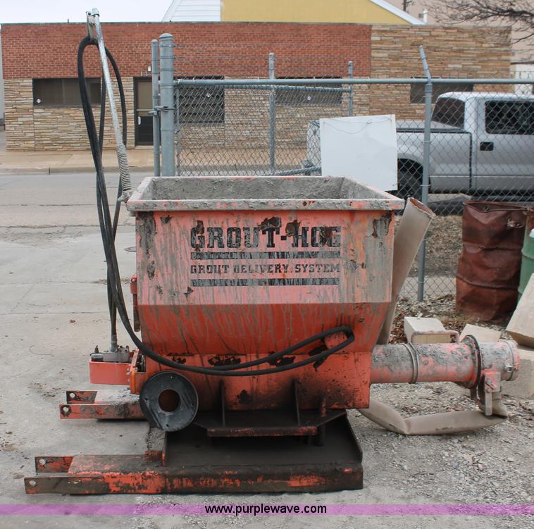 Grout-Hog grout delivery system in Wichita, KS | Item E3064 sold ...