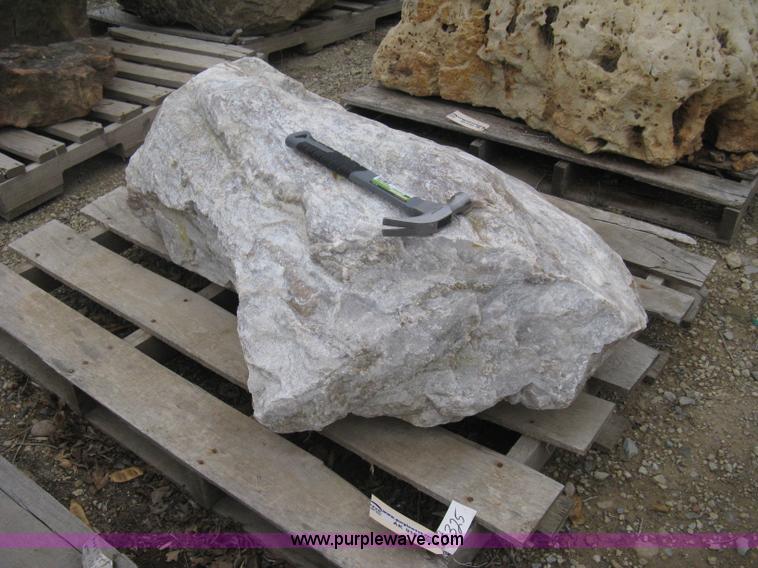 Colorado white quartz boulder in Wichita, KS | Item AK9181 sold ...