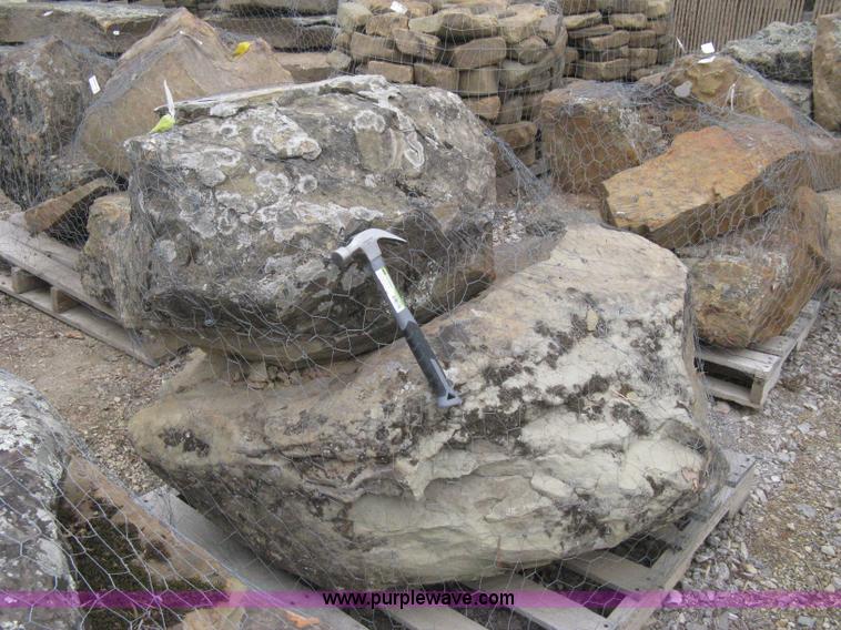 2 moss rock boulders in Wichita, KS | Item AK9210 sold | Purple Wave