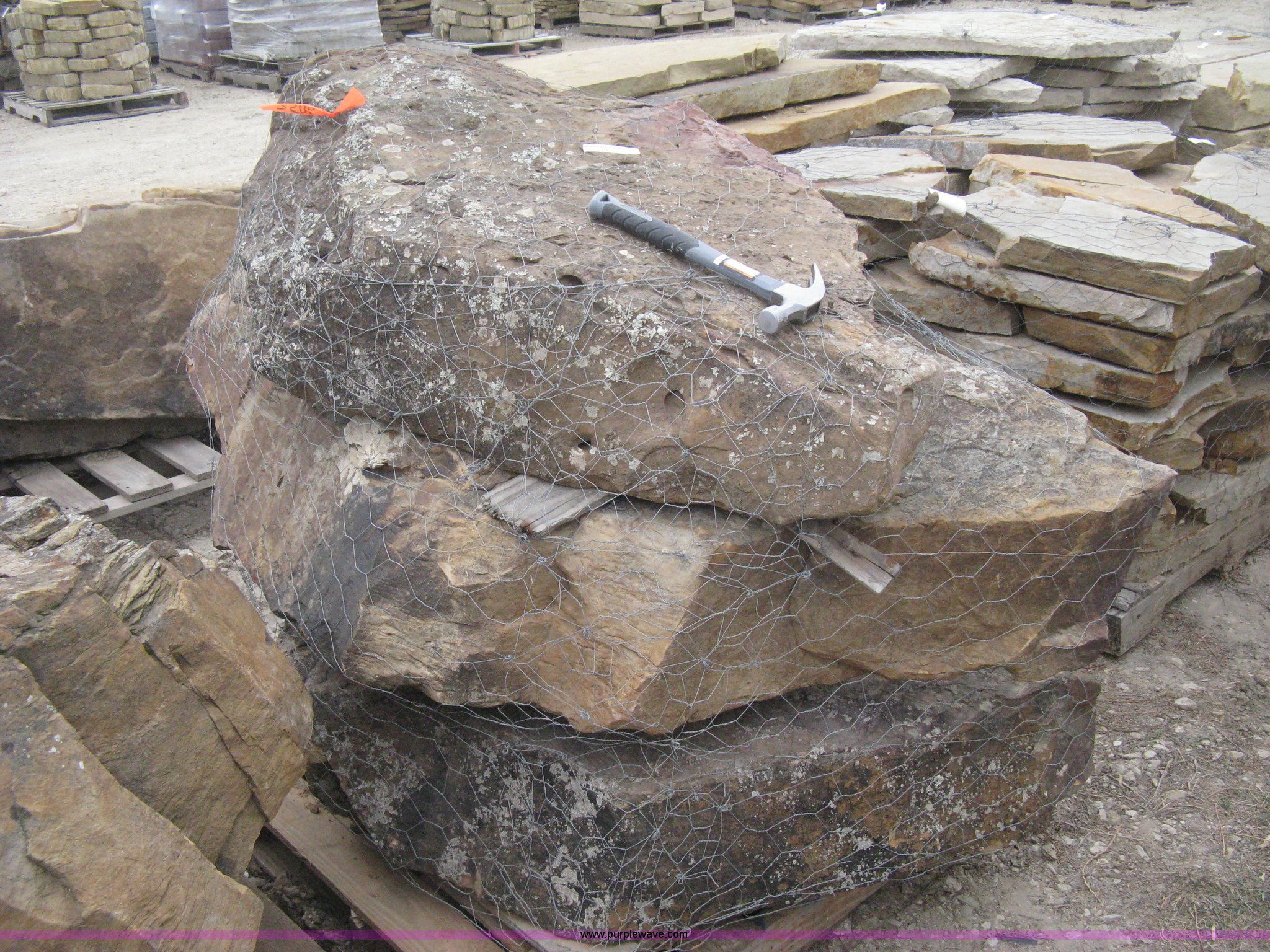 Moss rock boulders in Wichita, KS | Item AG9695 sold | Purple Wave