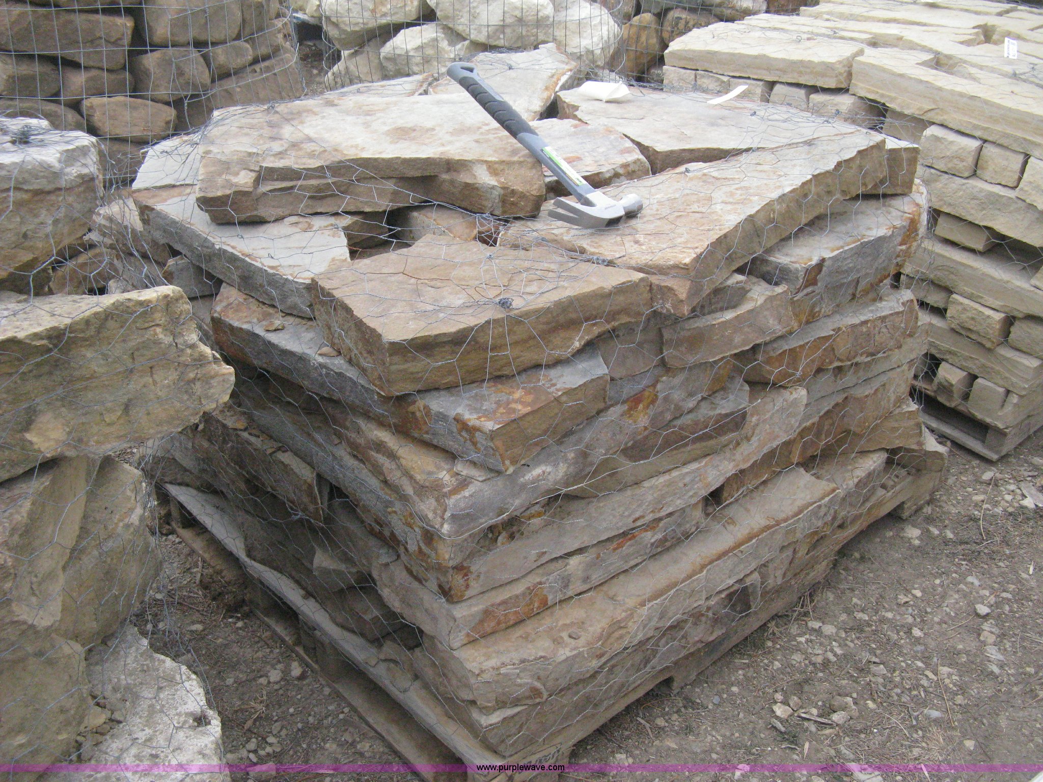 Arkansas light gray rustic flagstone in Wichita, KS | Item AG9710 sold ...