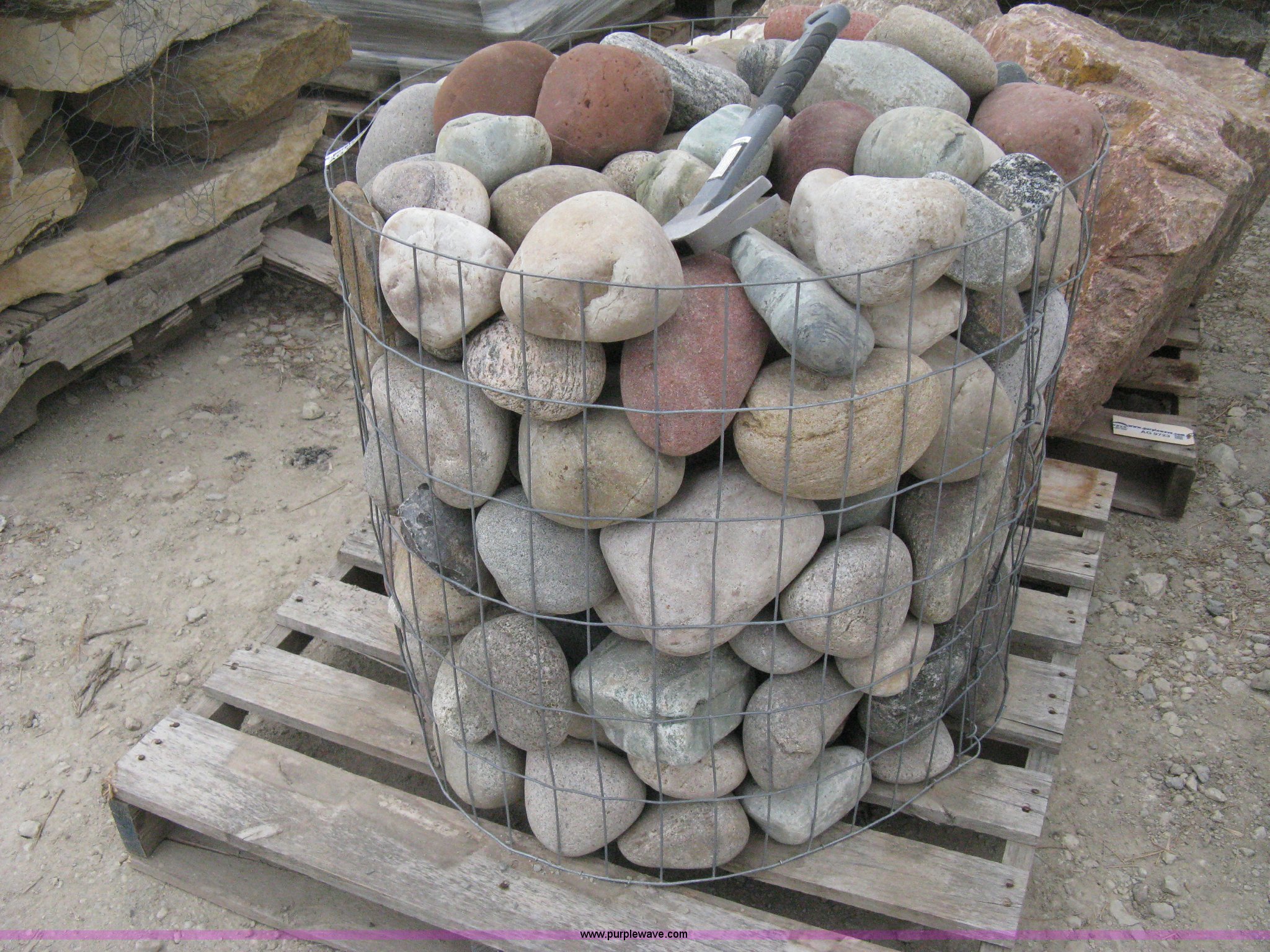 Basket of Colorado premium river rocks. in Wichita, KS | Item AG9722 ...